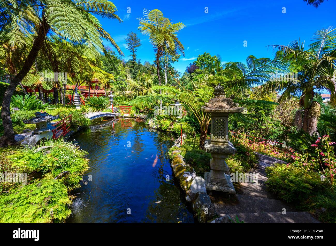 Monte Palace - Tropical Garden with Waterfalls, Lakes and traditional ...