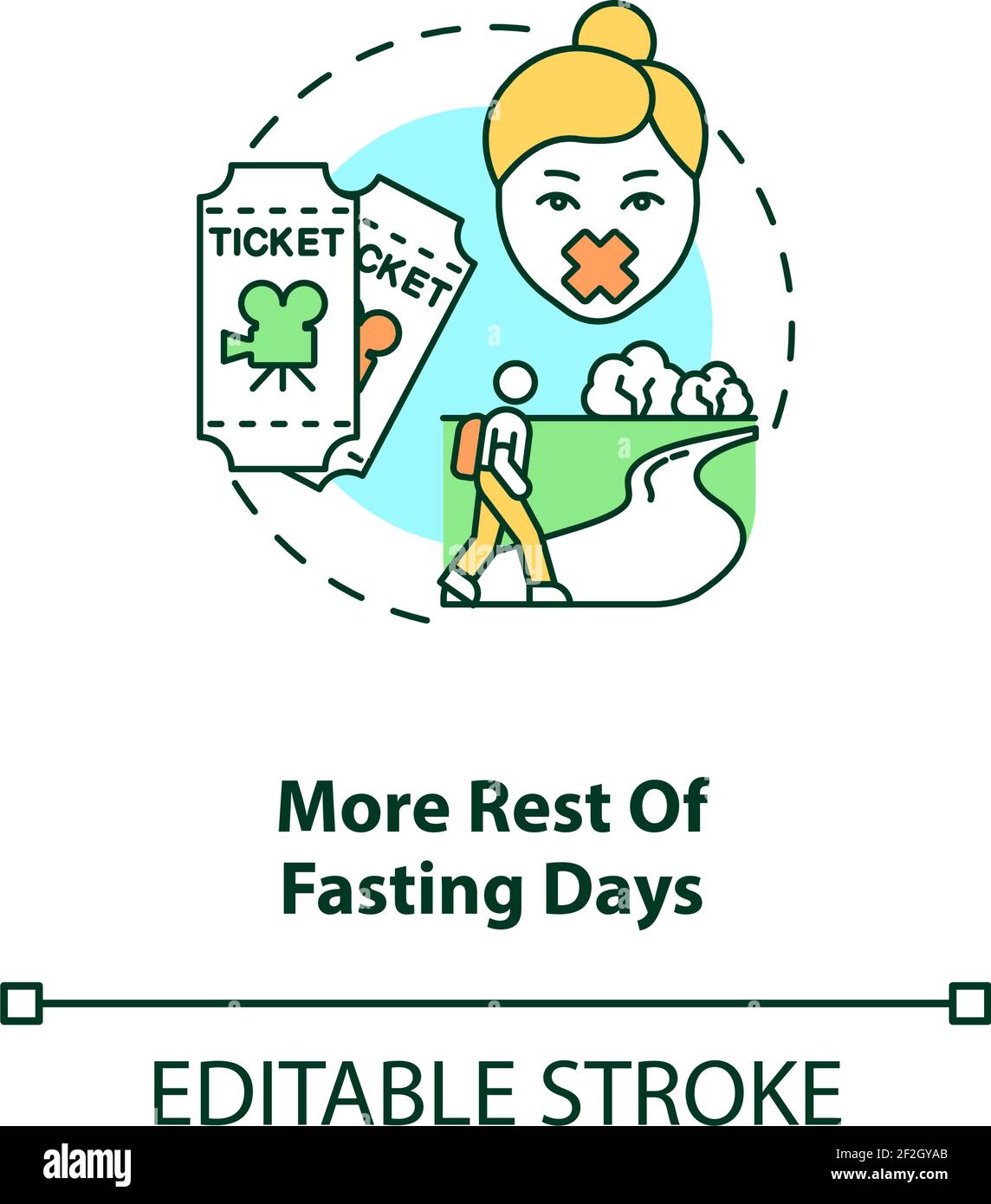 Fasting activity Stock Vector Images - Alamy