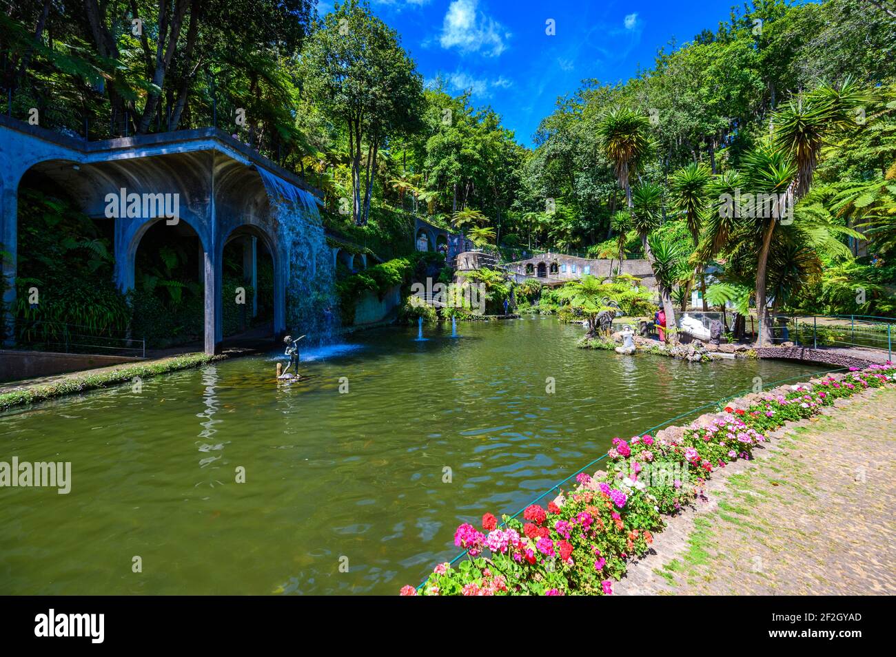 Monte Palace - Tropical Garden with Waterfalls, Lakes and traditional ...
