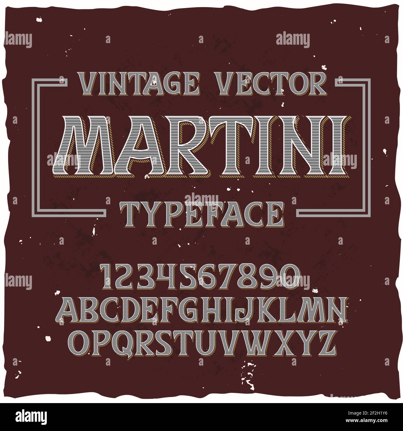 Original label typeface named "Martini". Good handcrafted font for any ...