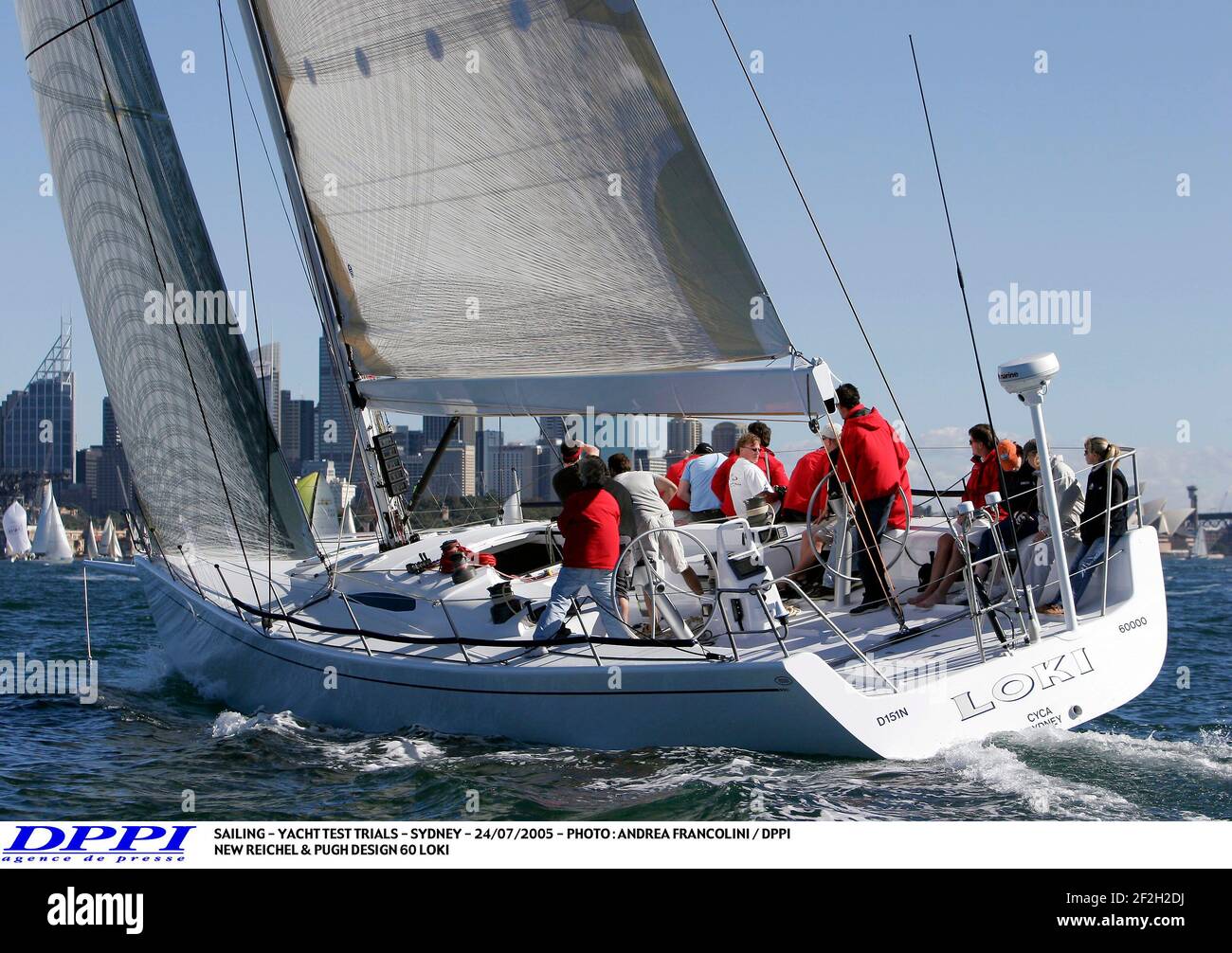 SAILING - YACHT TEST TRIALS - SYDNEY - 24/07/2005 - PHOTO : ANDREA ...