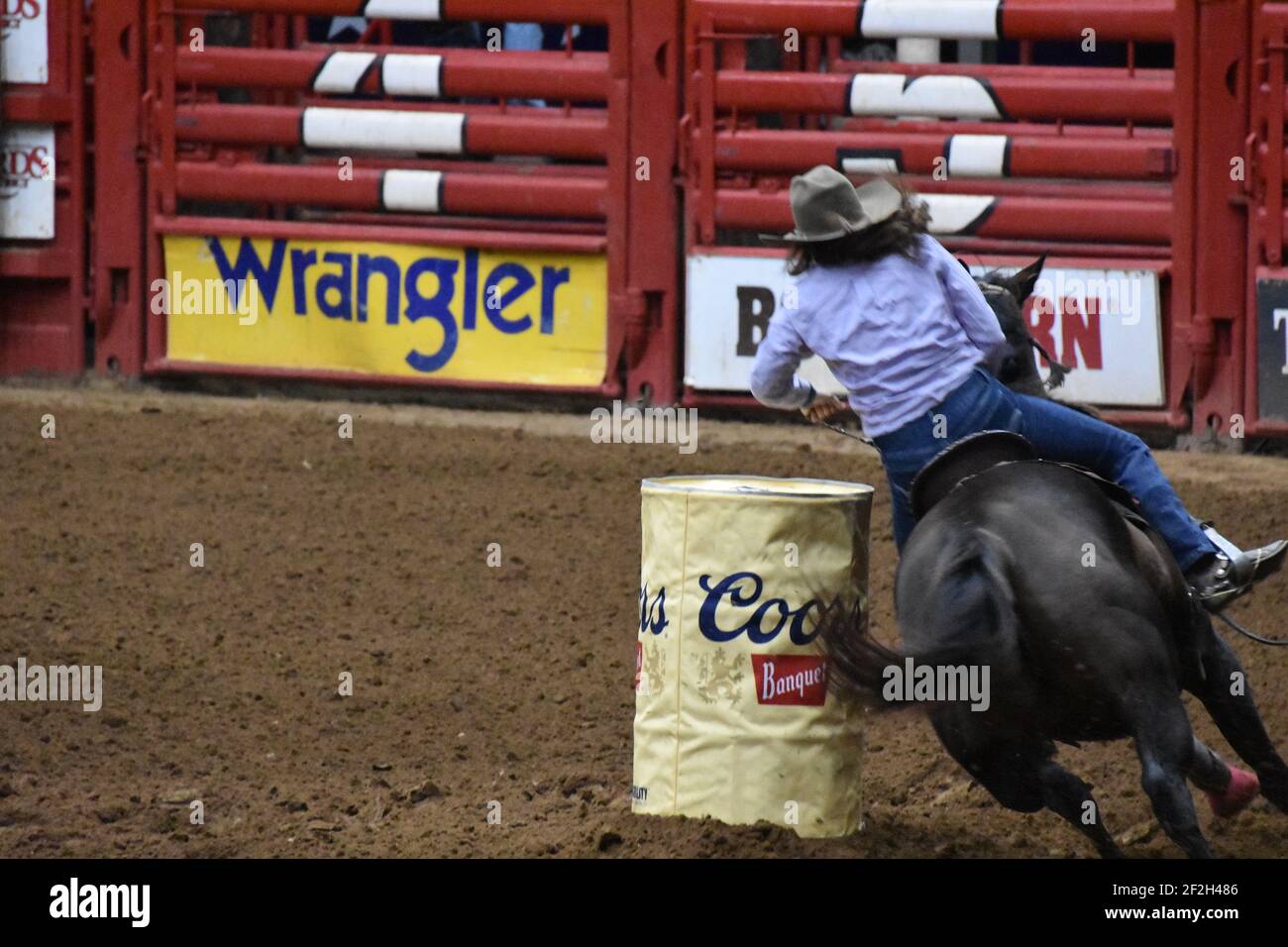 Barrel Racing, Forth Worth, Texas Stock Photo - Alamy
