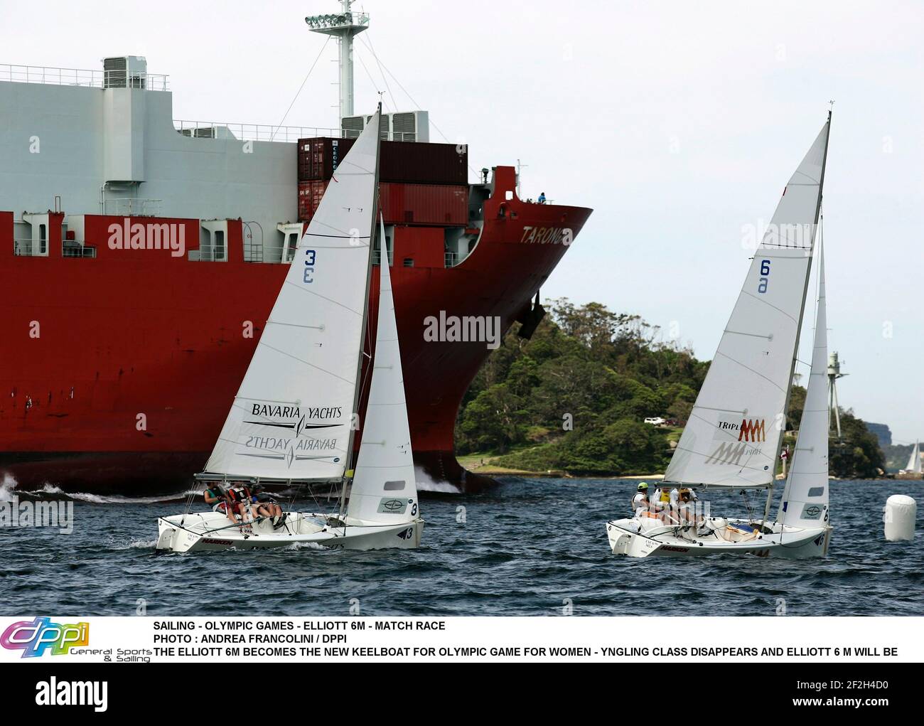 SAILING - OLYMPIC GAMES - ELLIOTT 6M - MATCH RACE PHOTO : ANDREA ...