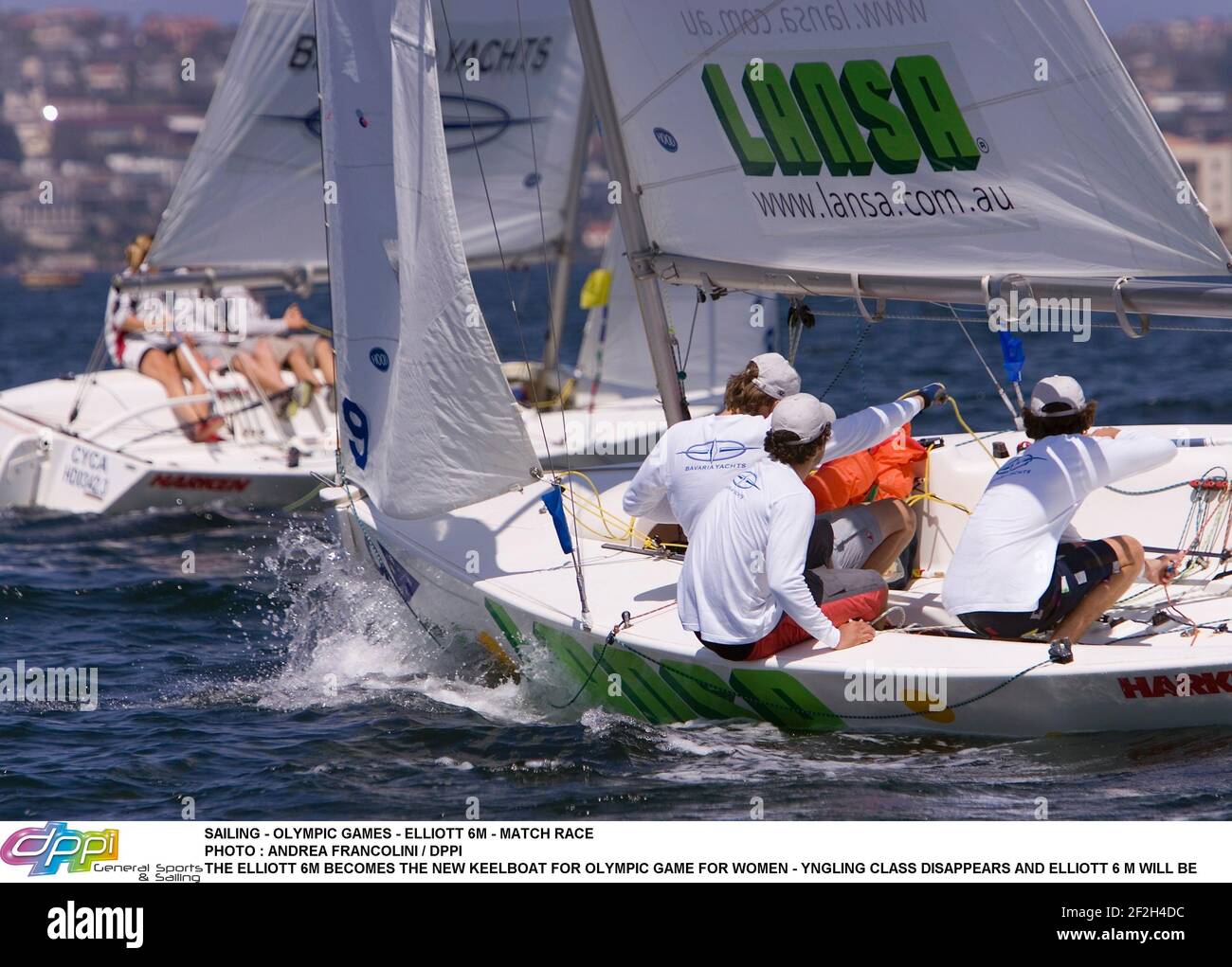 SAILING - OLYMPIC GAMES - ELLIOTT 6M - MATCH RACE PHOTO : ANDREA ...