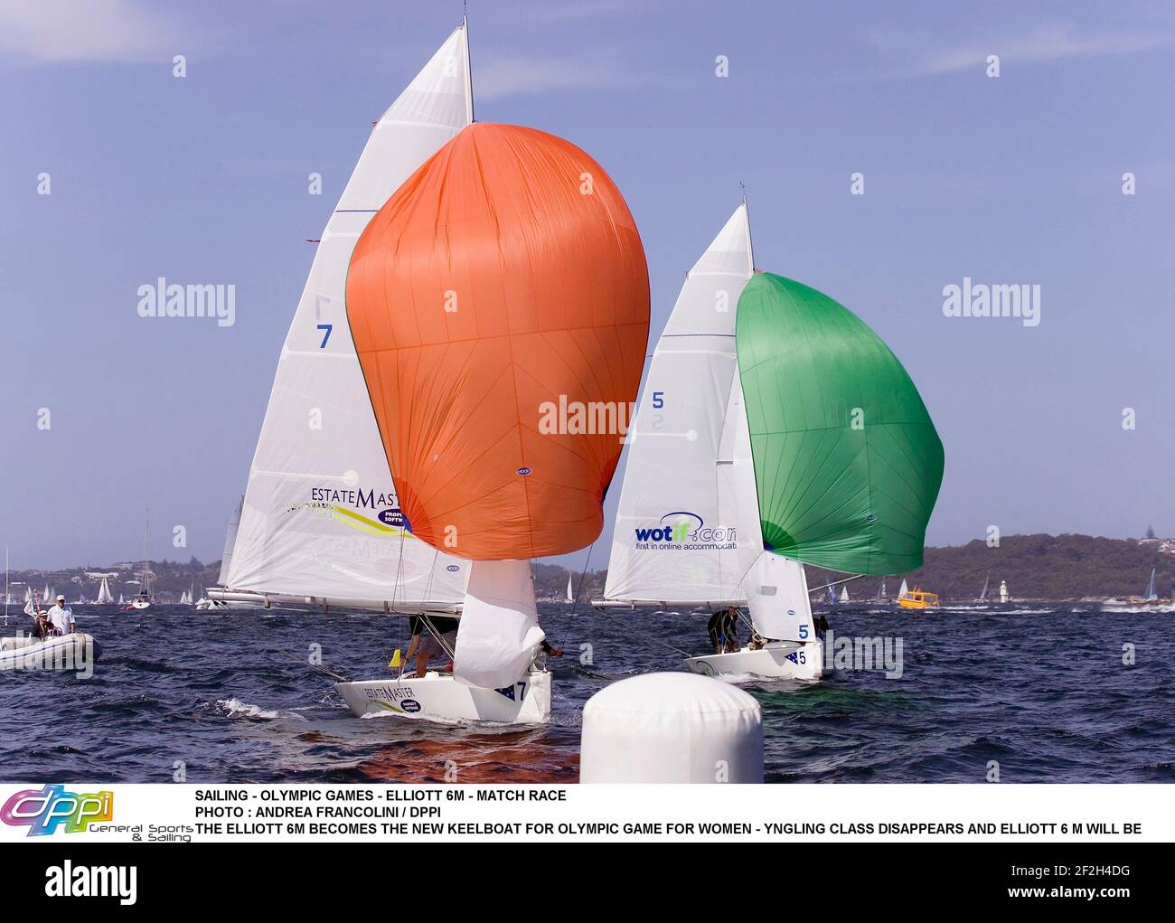 SAILING - OLYMPIC GAMES - ELLIOTT 6M - MATCH RACE PHOTO : ANDREA ...