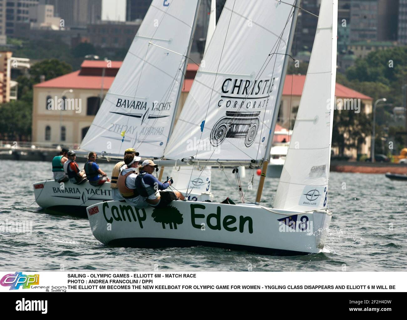 SAILING - OLYMPIC GAMES - ELLIOTT 6M - MATCH RACE PHOTO : ANDREA ...