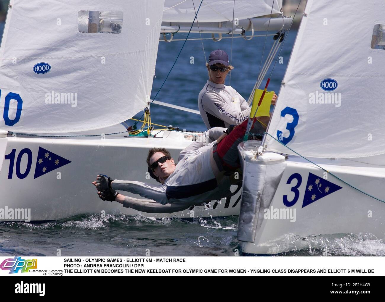 SAILING - OLYMPIC GAMES - ELLIOTT 6M - MATCH RACE PHOTO : ANDREA ...