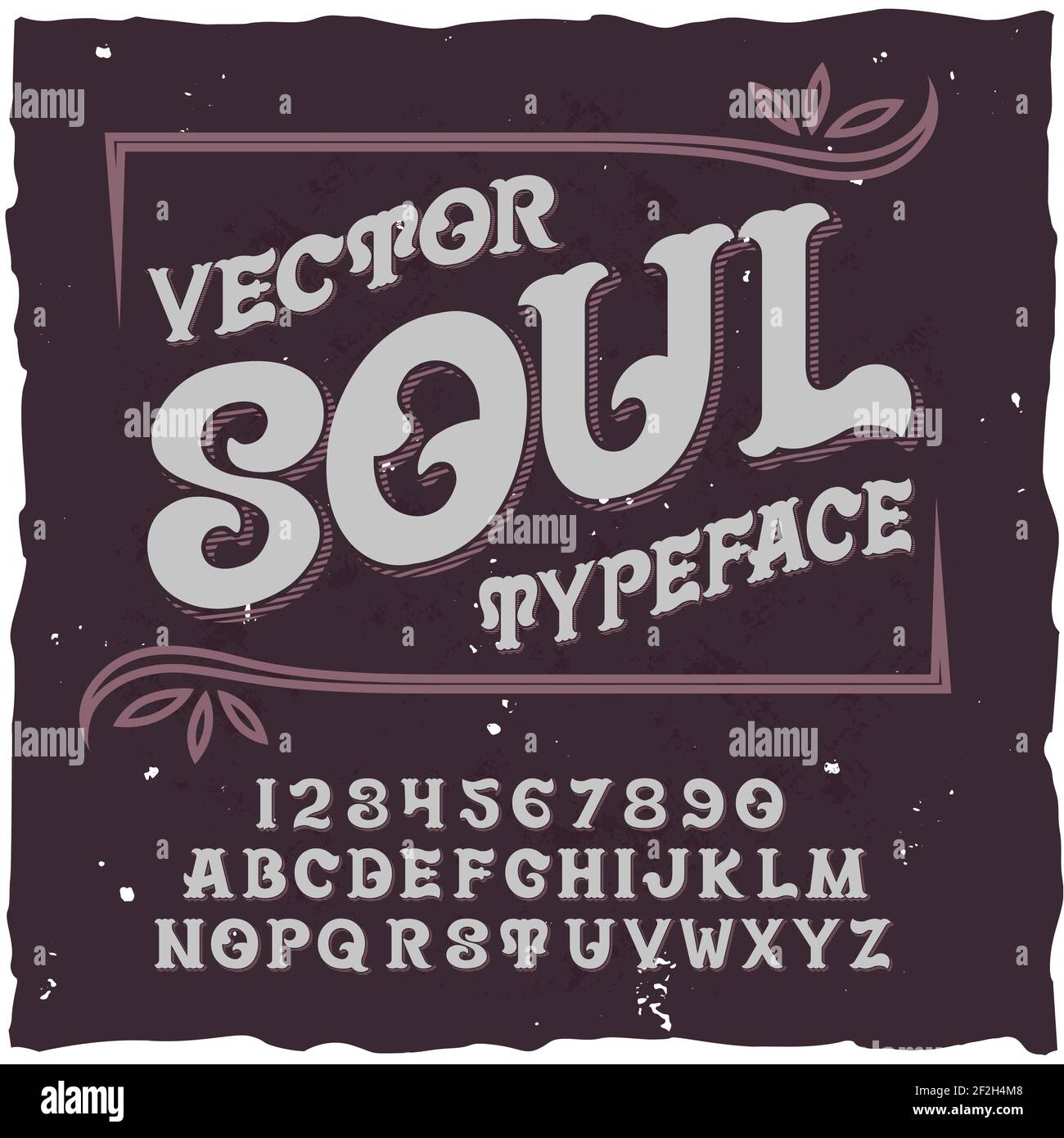 Original label typeface named "Soul". Good handcrafted font for any ...