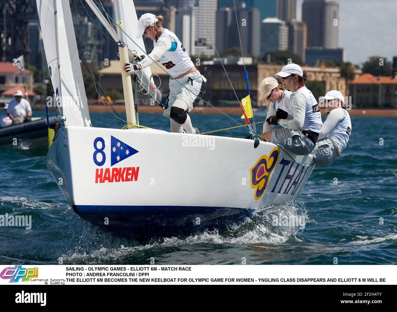 SAILING - OLYMPIC GAMES - ELLIOTT 6M - MATCH RACE PHOTO : ANDREA ...