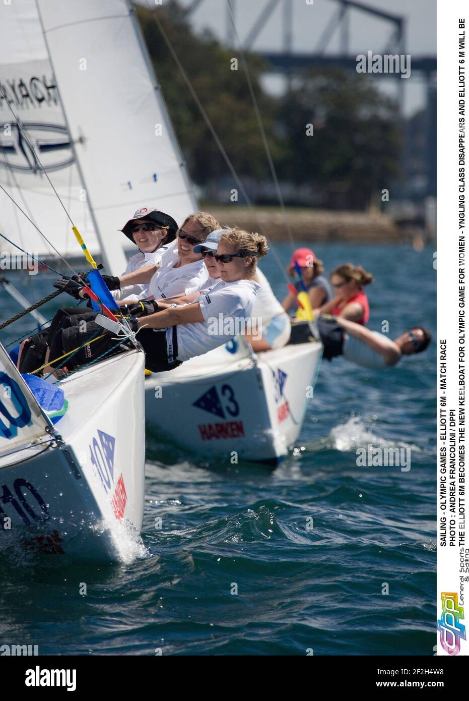 SAILING - OLYMPIC GAMES - ELLIOTT 6M - MATCH RACE PHOTO : ANDREA ...