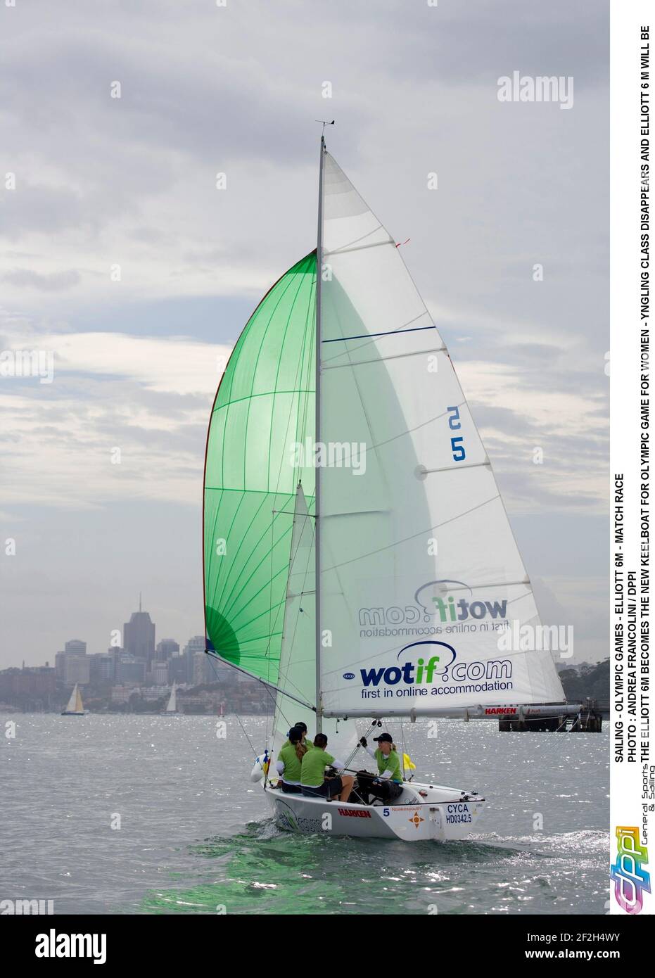 SAILING - OLYMPIC GAMES - ELLIOTT 6M - MATCH RACE PHOTO : ANDREA ...