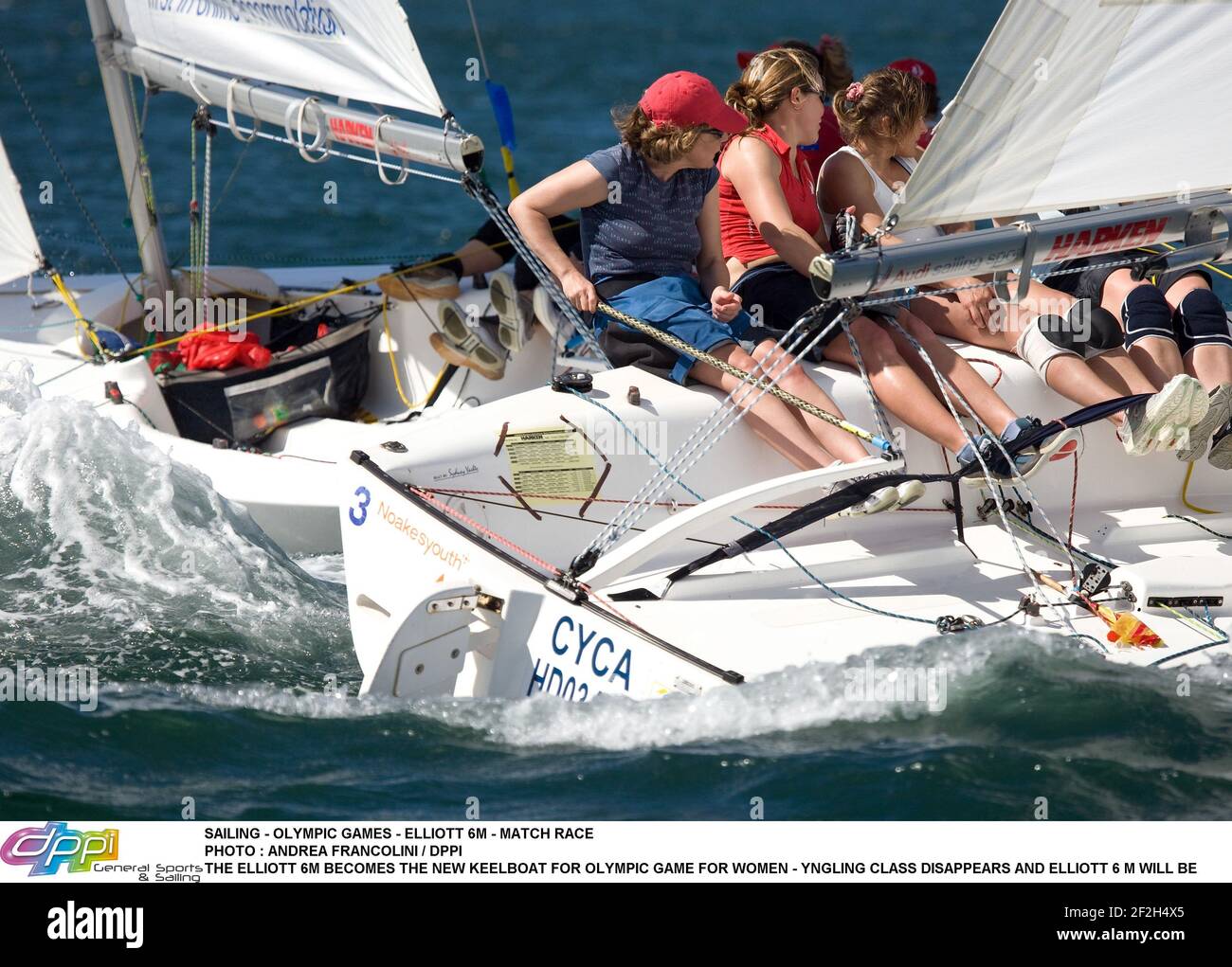 SAILING - OLYMPIC GAMES - ELLIOTT 6M - MATCH RACE PHOTO : ANDREA ...
