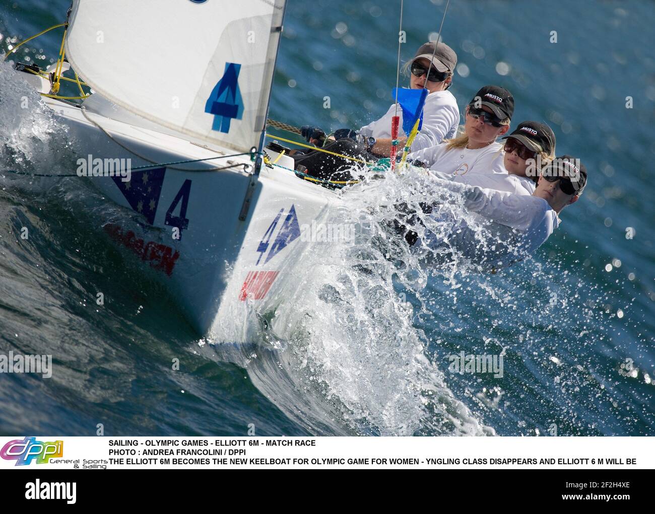 SAILING - OLYMPIC GAMES - ELLIOTT 6M - MATCH RACE PHOTO : ANDREA ...