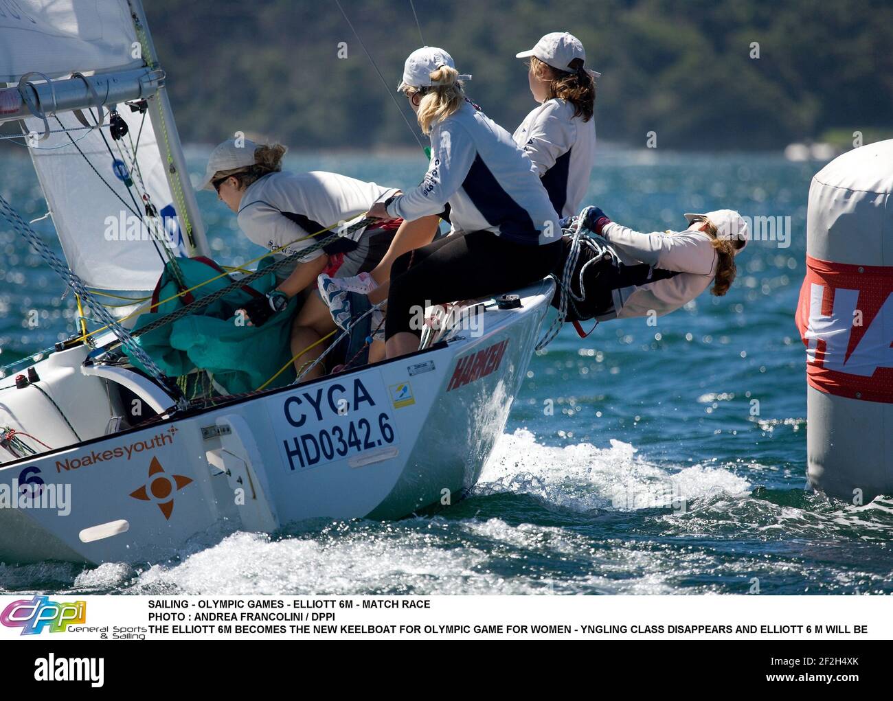 SAILING - OLYMPIC GAMES - ELLIOTT 6M - MATCH RACE PHOTO : ANDREA ...