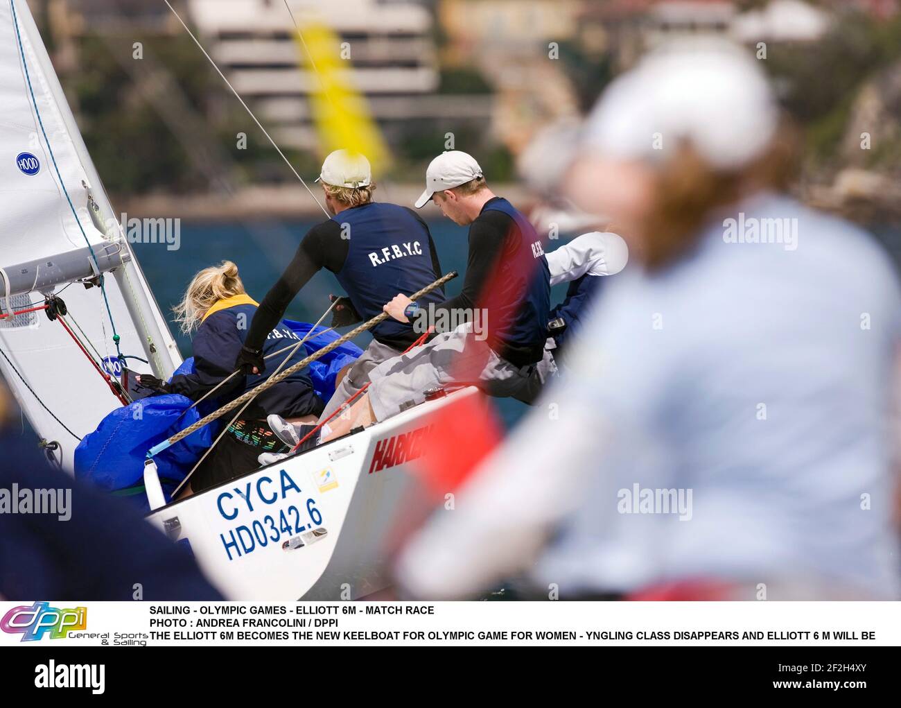 SAILING - OLYMPIC GAMES - ELLIOTT 6M - MATCH RACE PHOTO : ANDREA ...