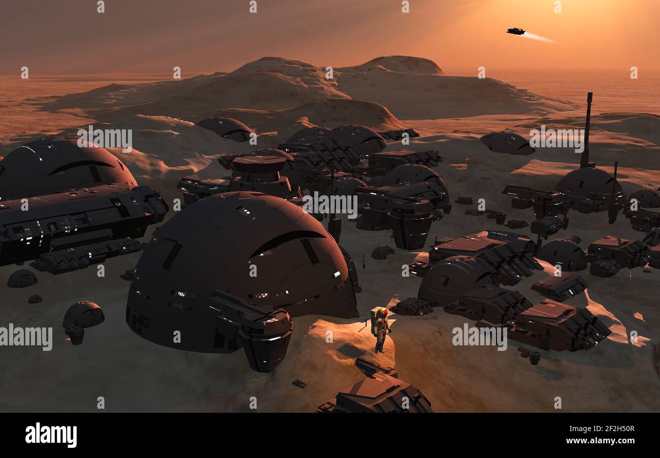 Mars colony exploration hi-res stock photography and images - Alamy