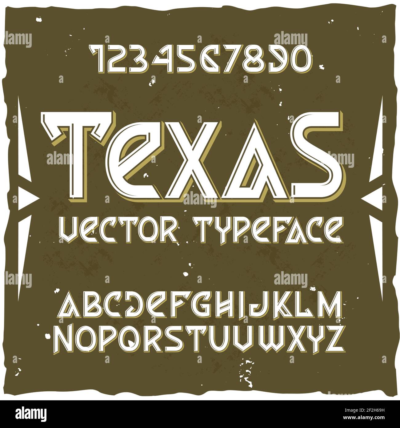 Original label typeface named "Texas". Good handcrafted font for any ...