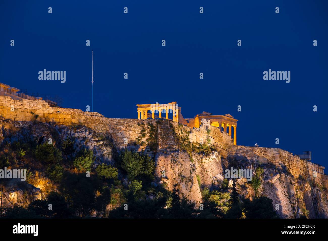 Greece, Attica, Athens, View of Acropolis at dawn Stock Photo - Alamy