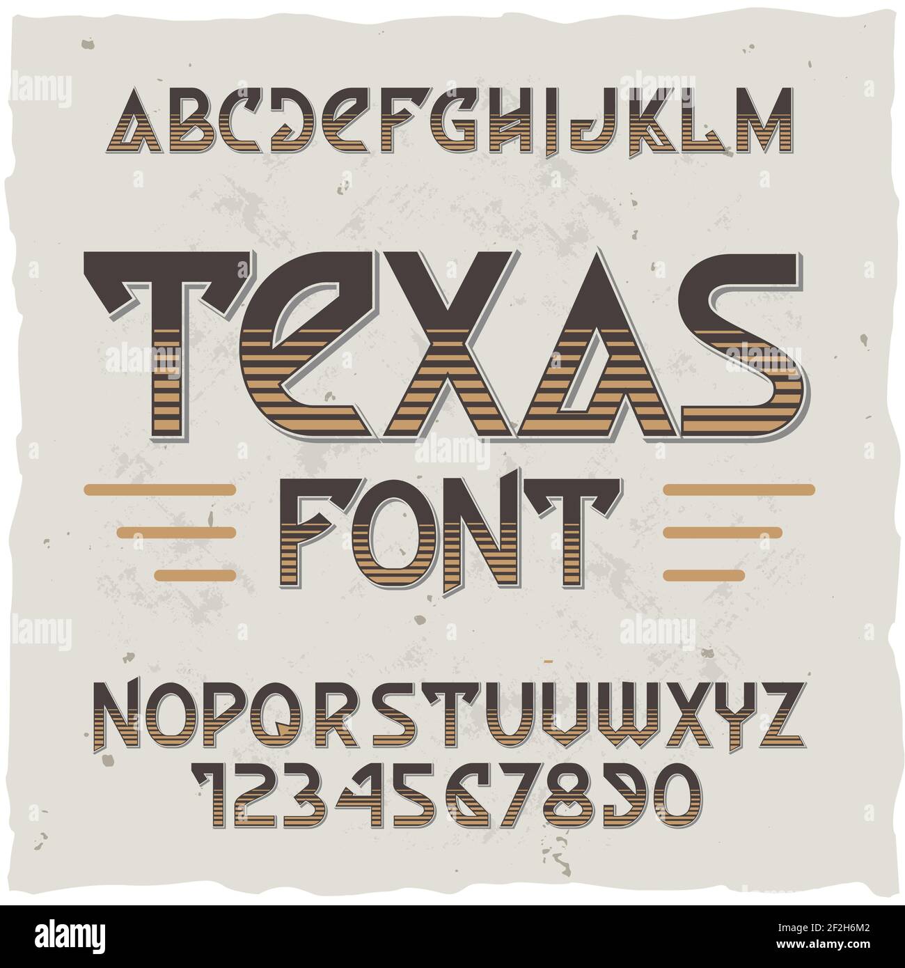 Original label typeface named "Texas". Good handcrafted font for any ...