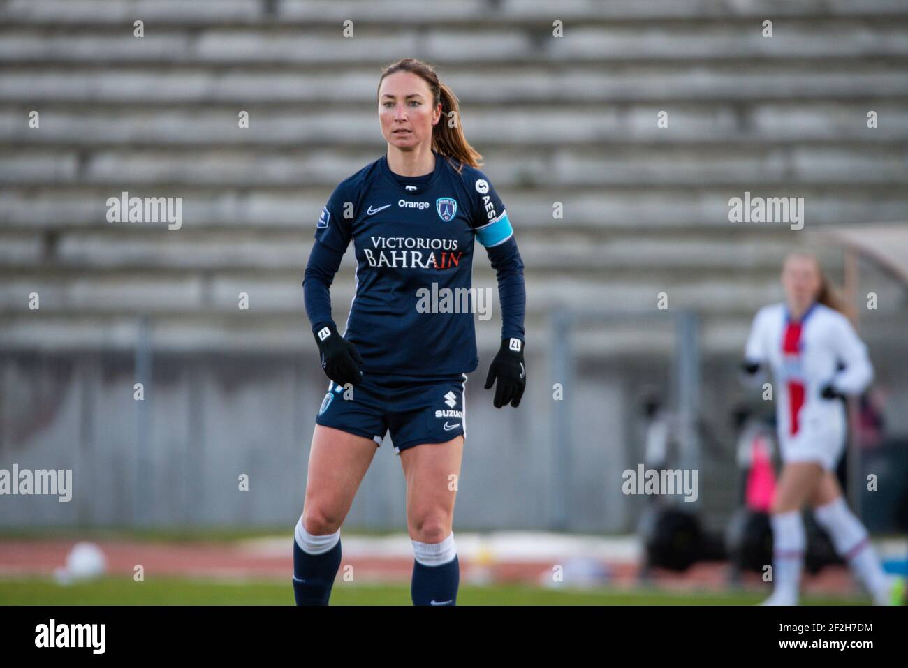 Gaetane Thiney of Paris FC reacts during the Women's friendly football ...