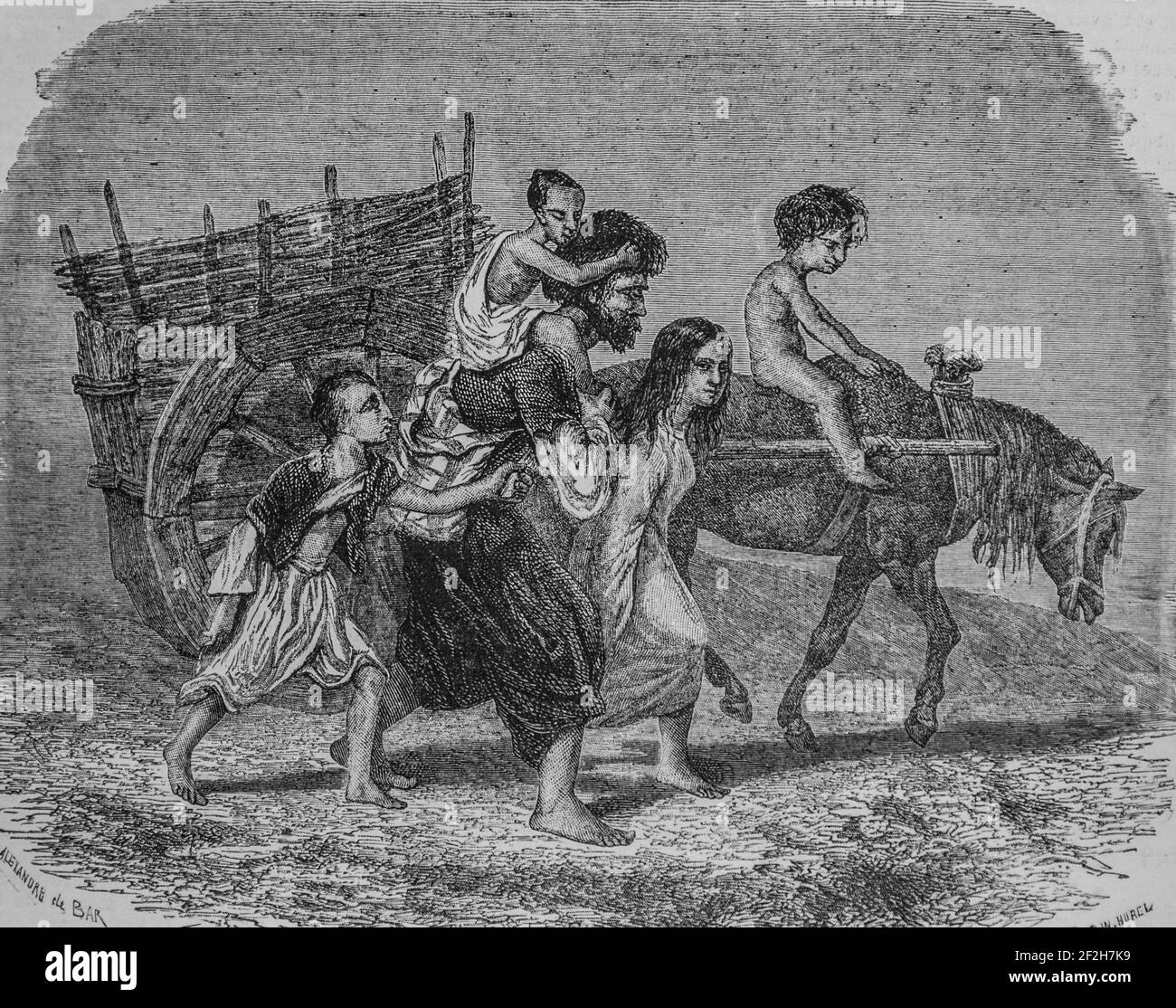 les tsiganes, nouvelle encyclopedie nationale par maurice lachatre ...