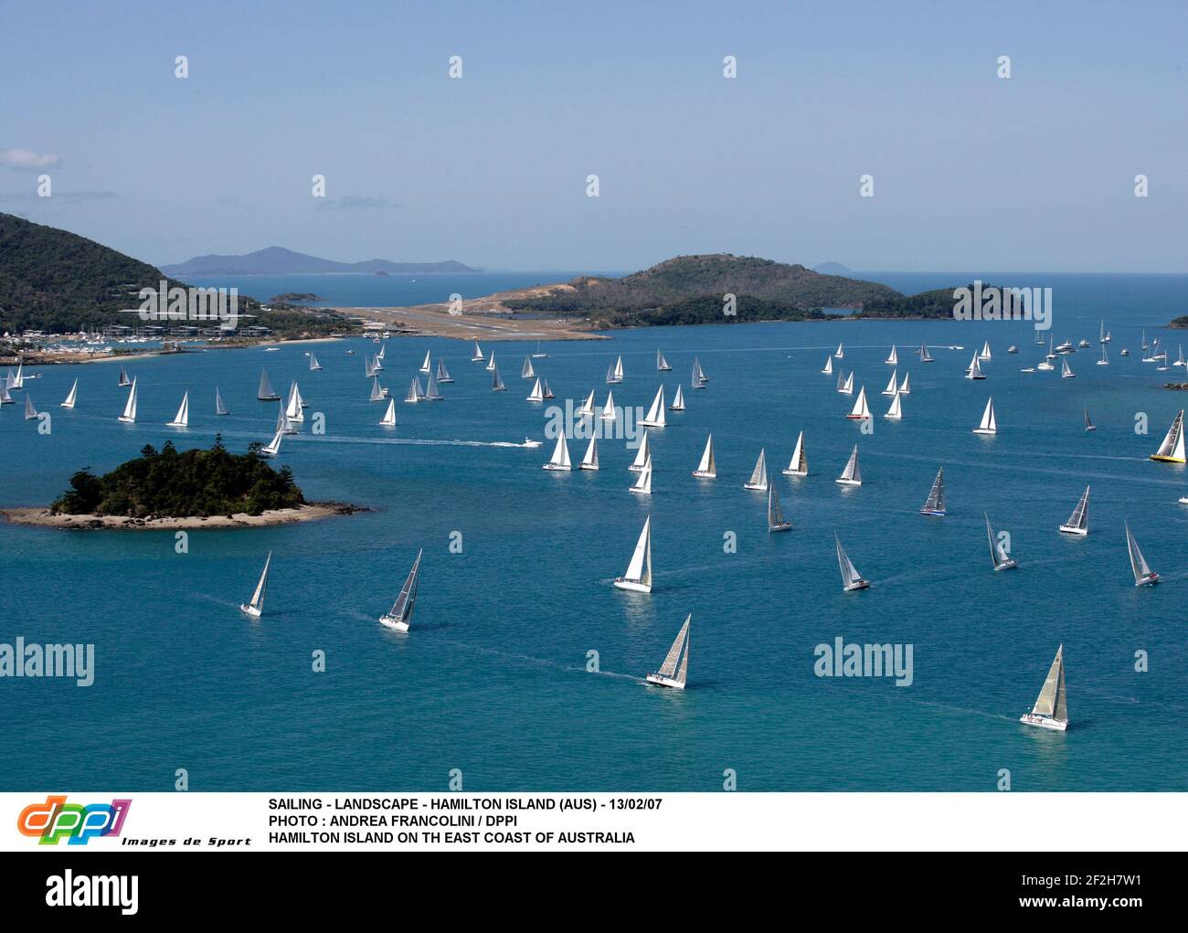 SAILING - LANDSCAPE - HAMILTON ISLAND (AUS) - 13/02/07 PHOTO : ANDREA ...