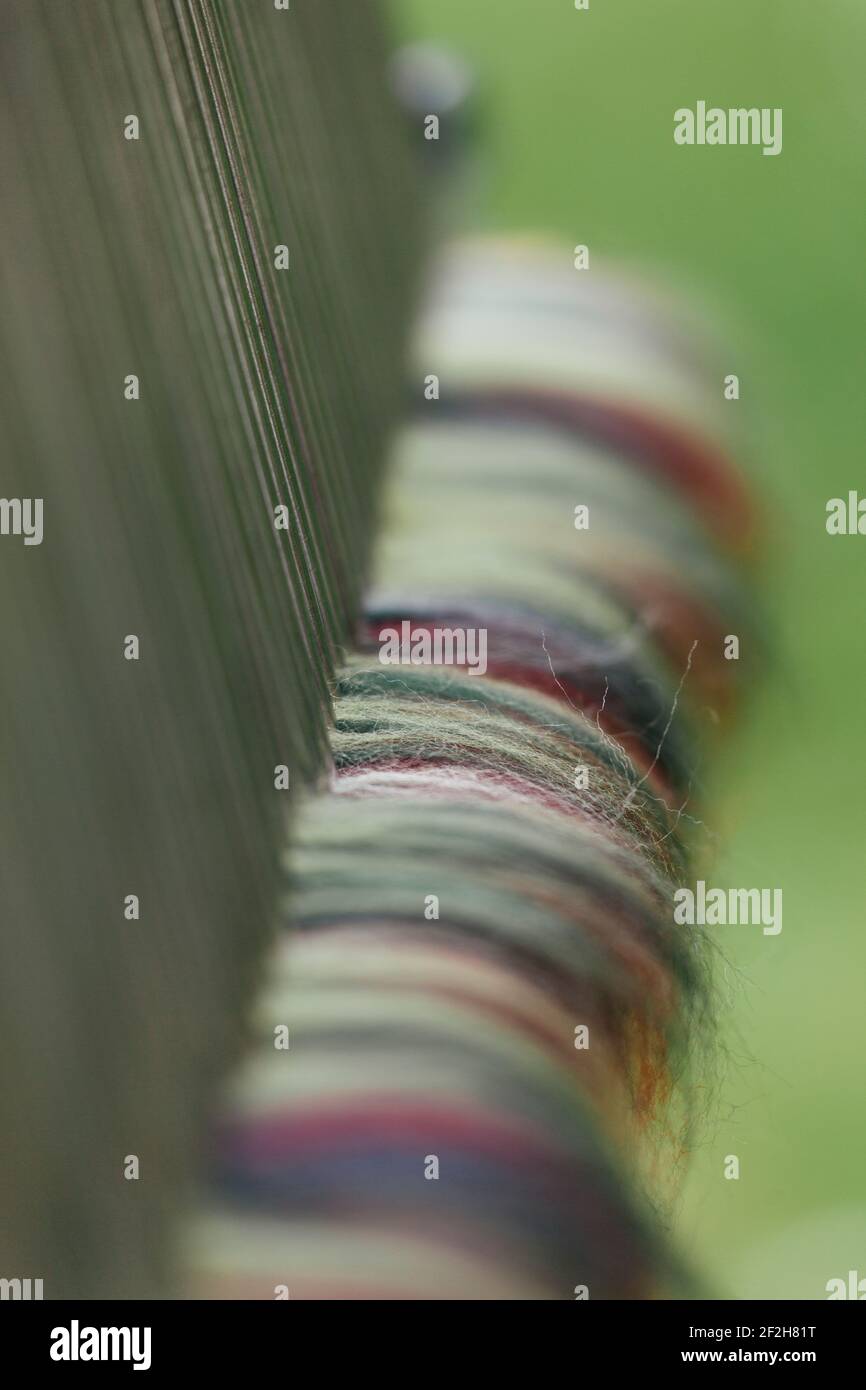 Wool, fibers, comb, card Stock Photo - Alamy