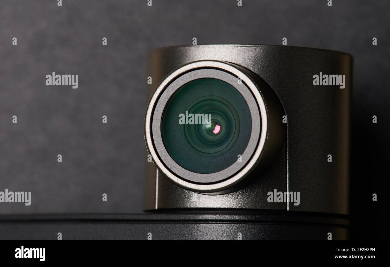 Surveillance camera close up with clean small lens Stock Photo - Alamy