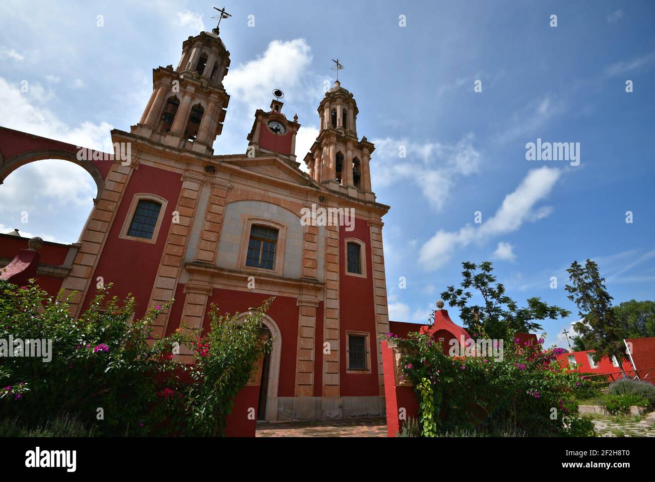 Exterior scenic view of the legendary Colonial style Hacienda de ...