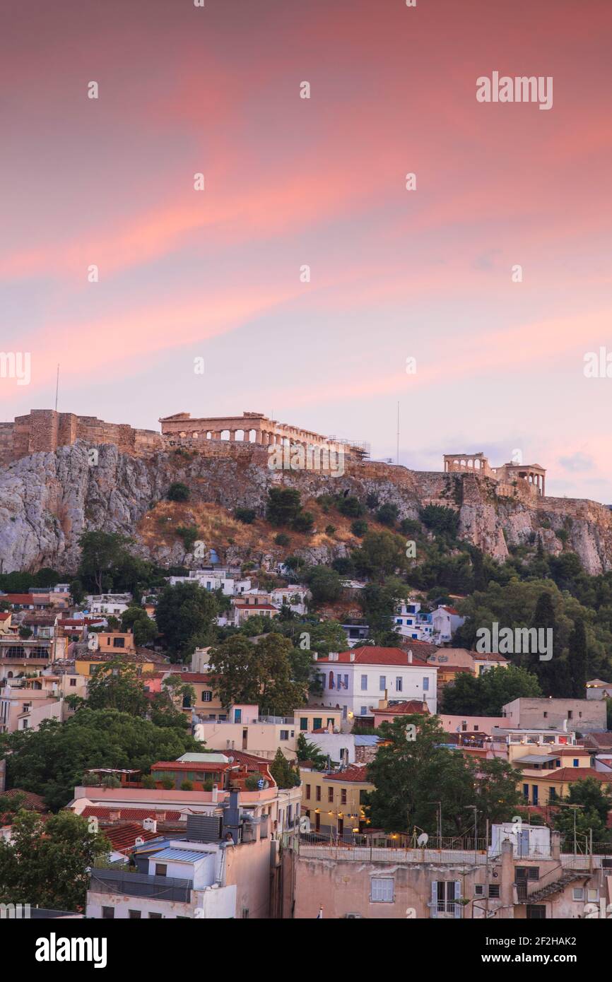 Acropolis temples sunset hi-res stock photography and images - Alamy
