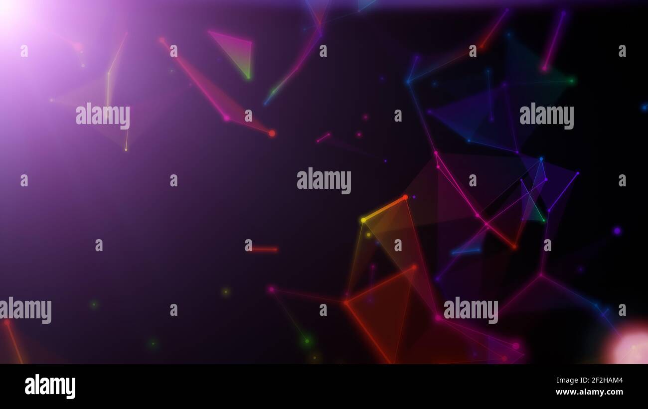 Network connections 3D render background Stock Photo - Alamy