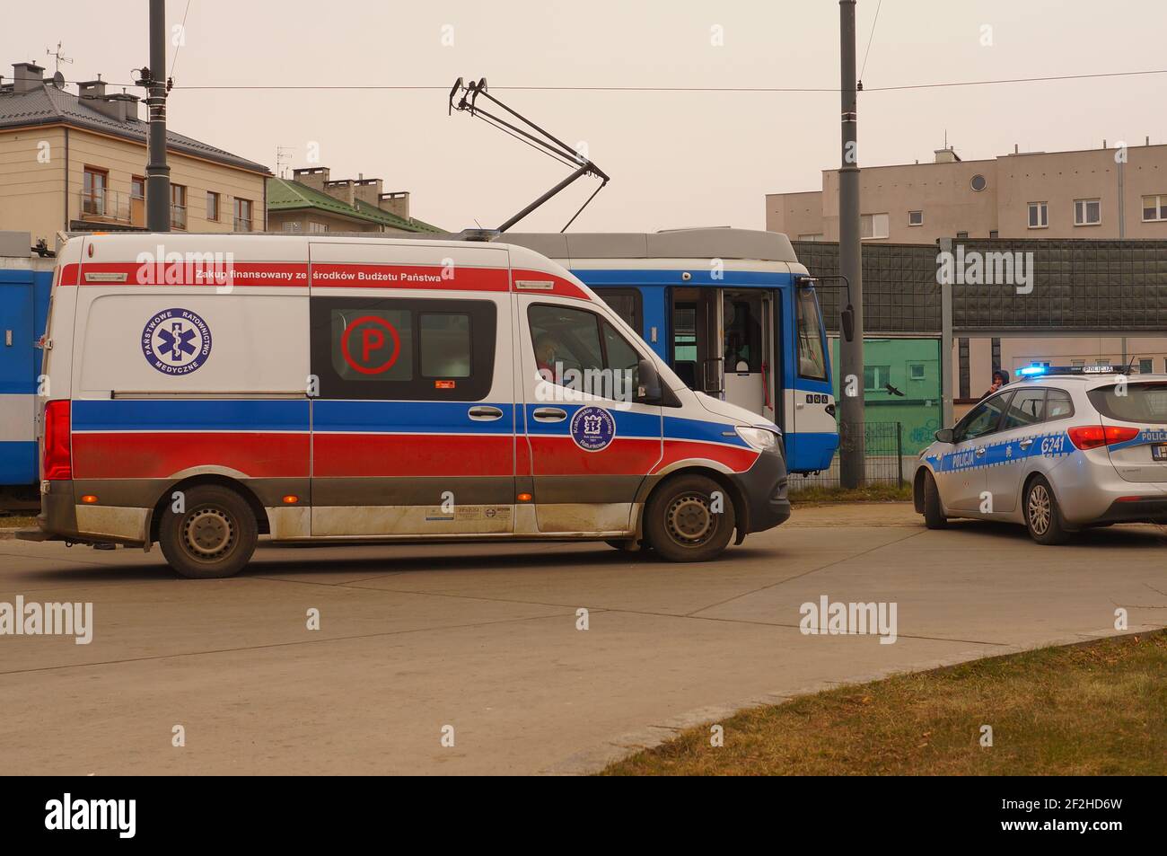 Polish police car hi-res stock photography and images - Alamy