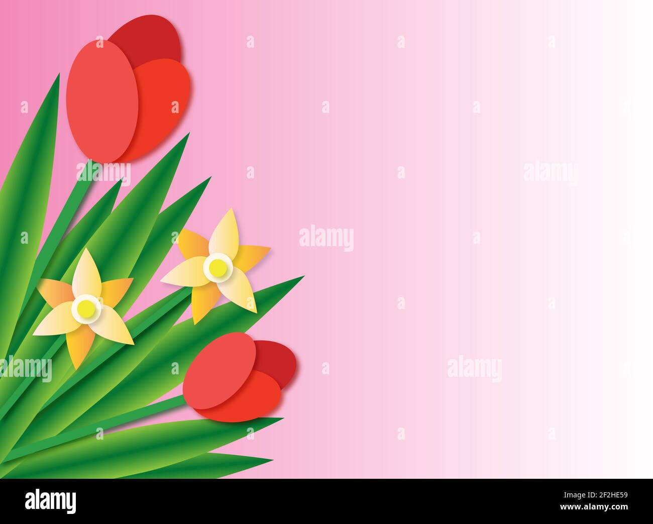 Floral elements background illustration Stock Photo - Alamy