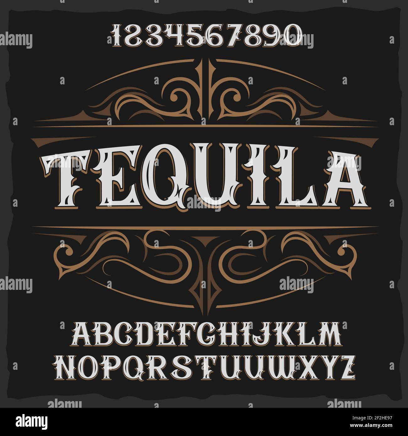 tequila label design