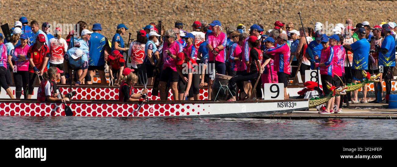 Australian dragon boat hi-res stock photography and images - Alamy