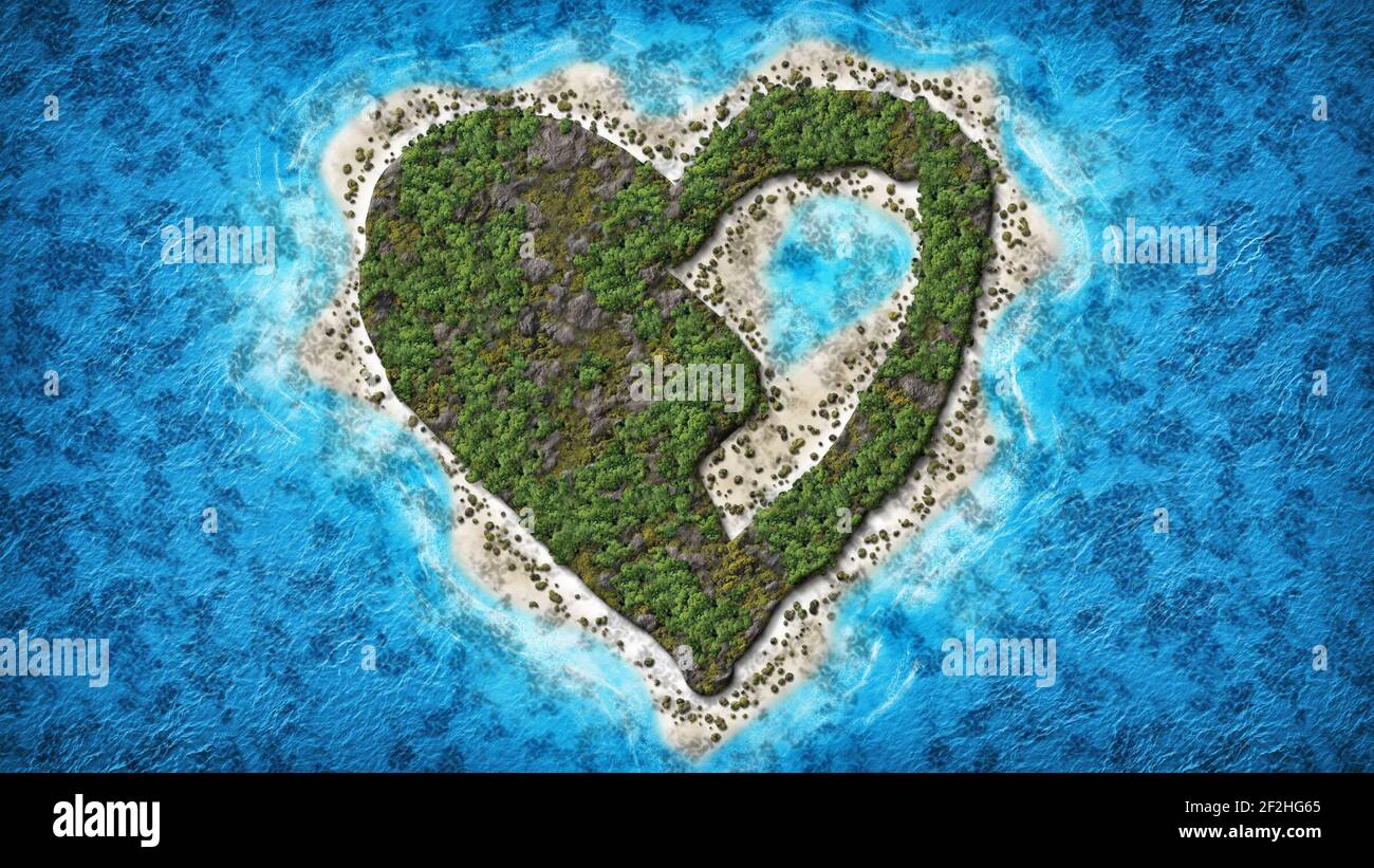 Heart Shaped Island Map Heart Islands Of The World Top 24 (PHOTOS)