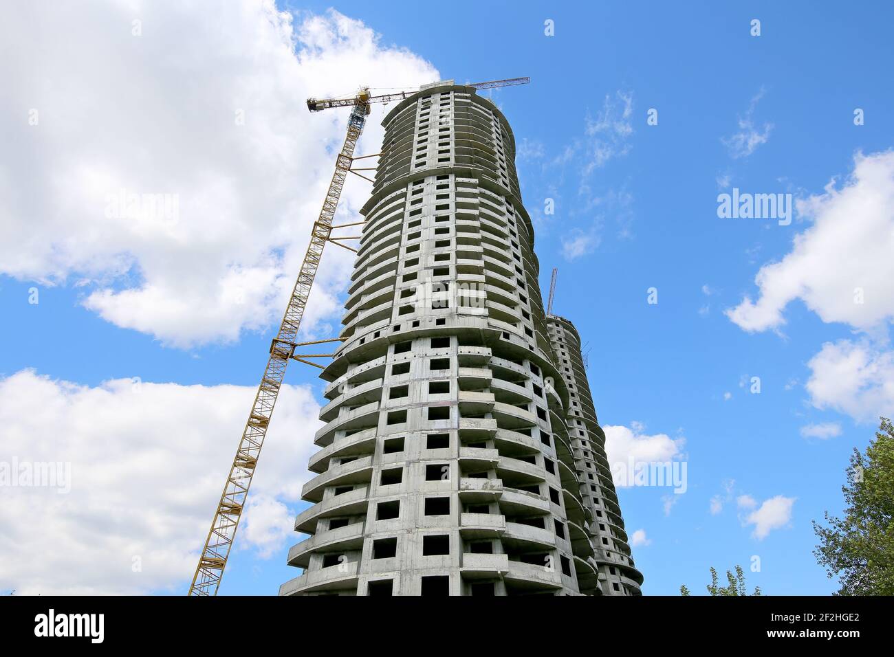 multi-storey building under construction, high multi-storey future ...