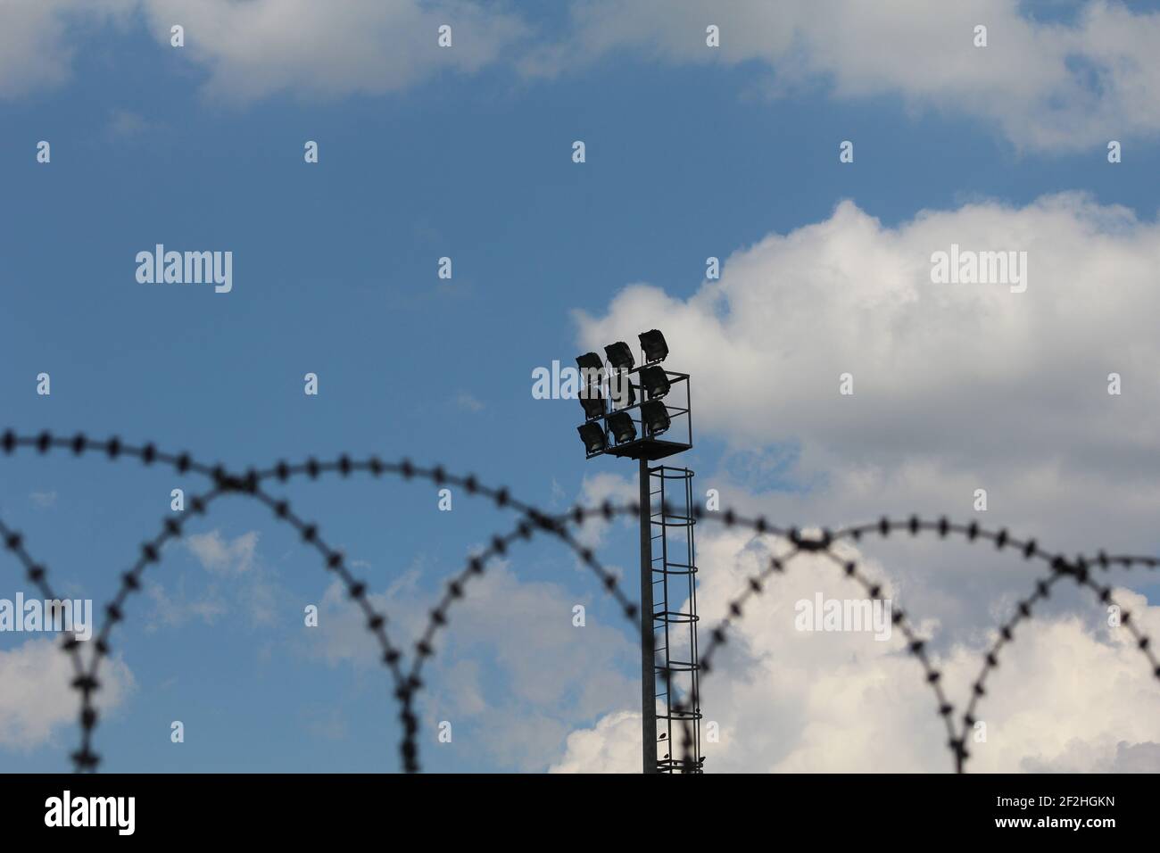 Metal spotlights hi-res stock photography and images - Alamy