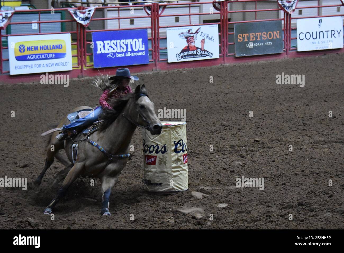 Barrel Racing, Fortworth, Texas Stock Photo - Alamy