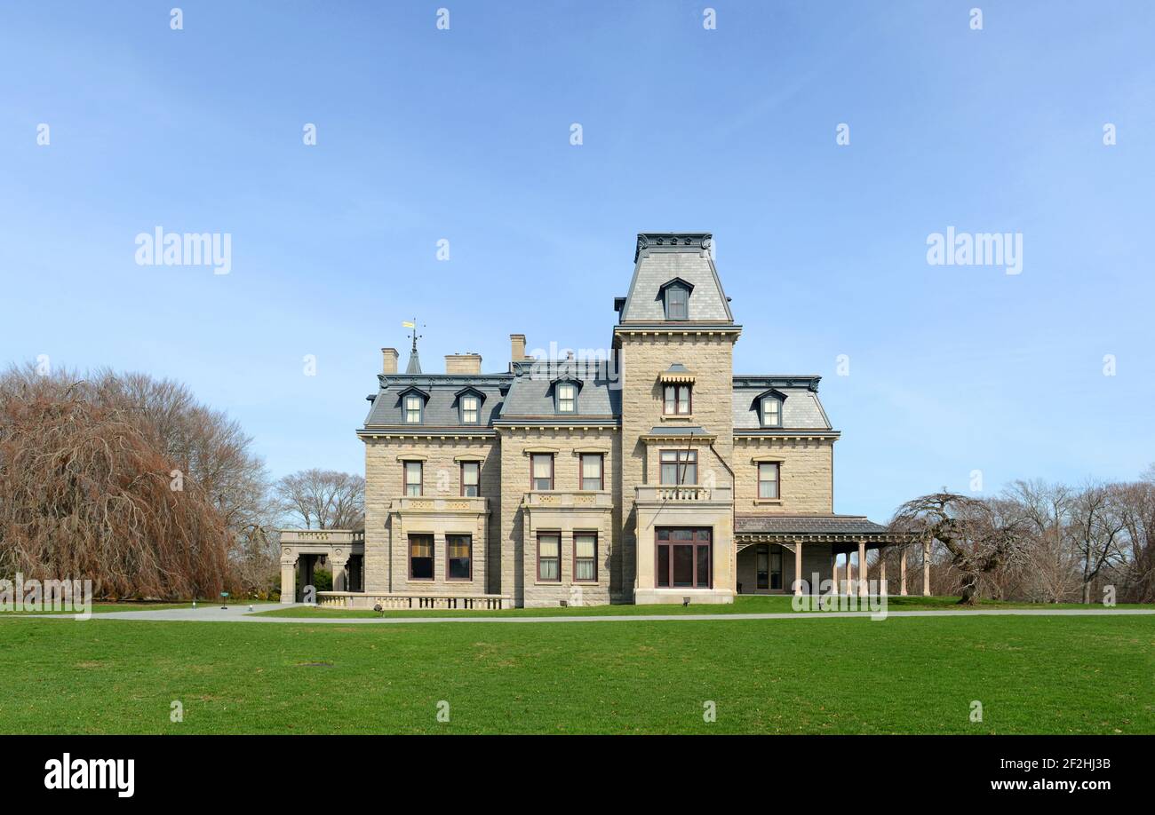 Chateau-Sur-Mer is a historic house with Chateau style at Newport ...