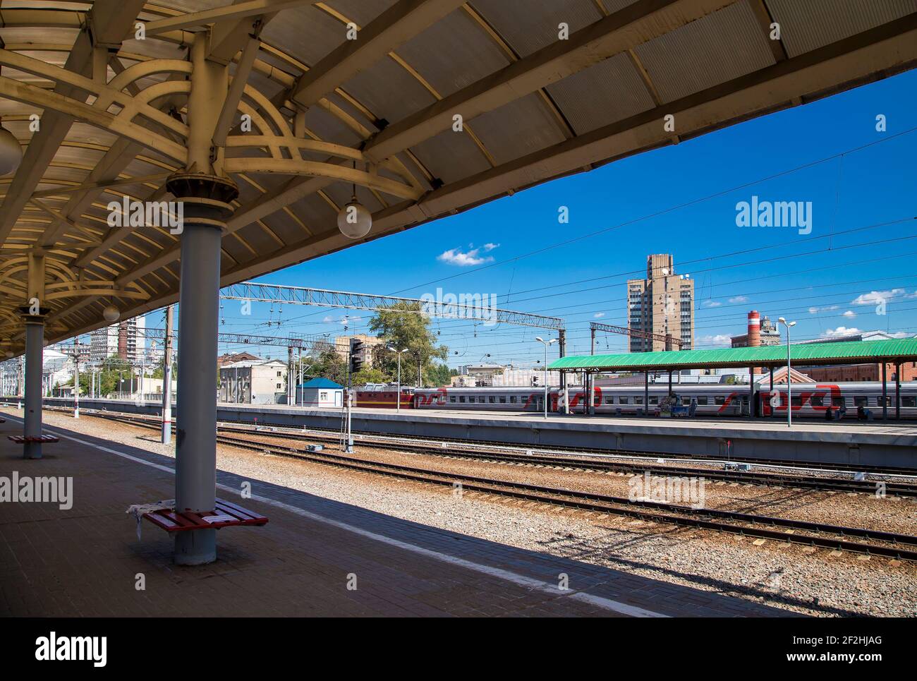 passenger platform (Kursky railway terminal ) is one of the nine main ...