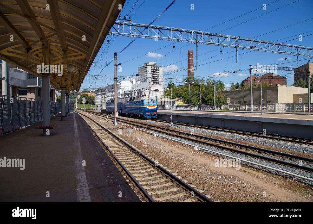 passenger platform (Kursky railway terminal ) is one of the nine main ...
