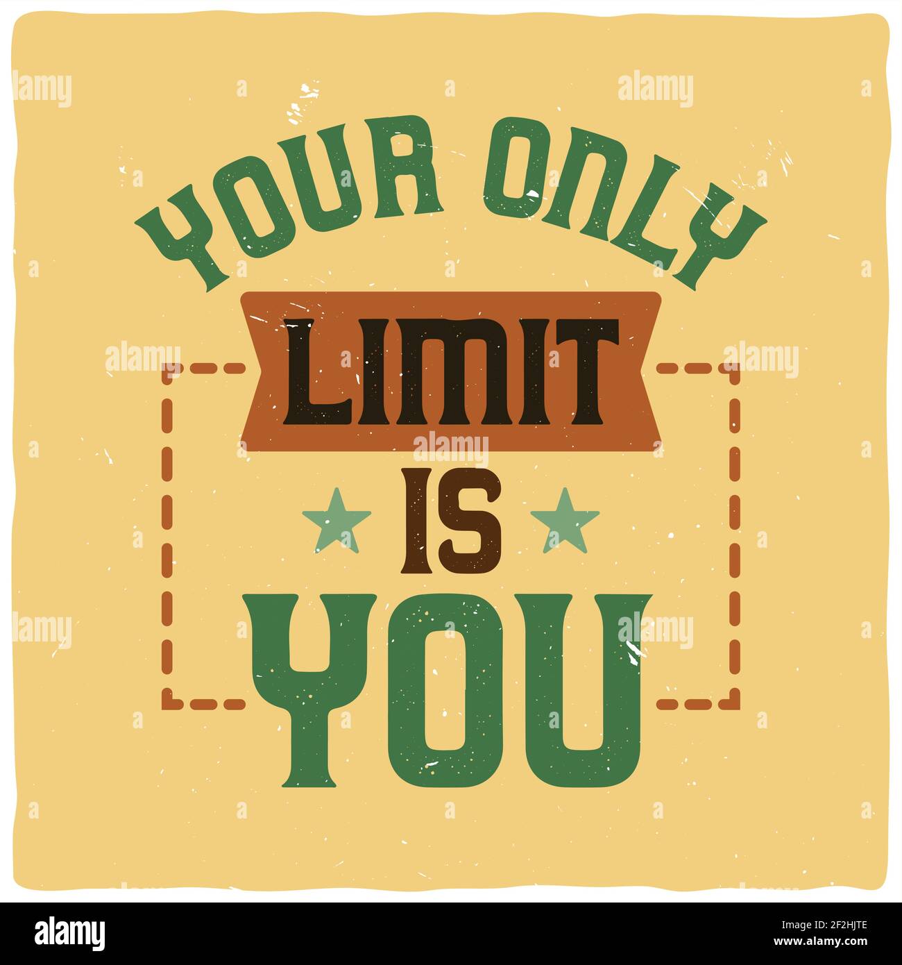 Motivational poster. Inspirational quote design Stock Vector Image ...