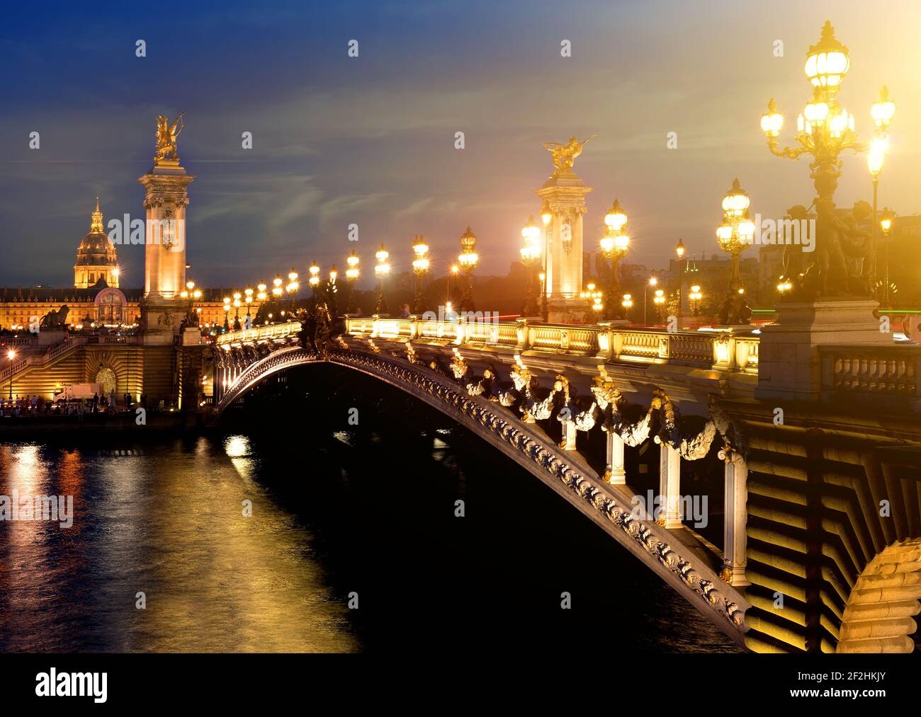 Alexandre 3 bridge hi-res stock photography and images - Alamy