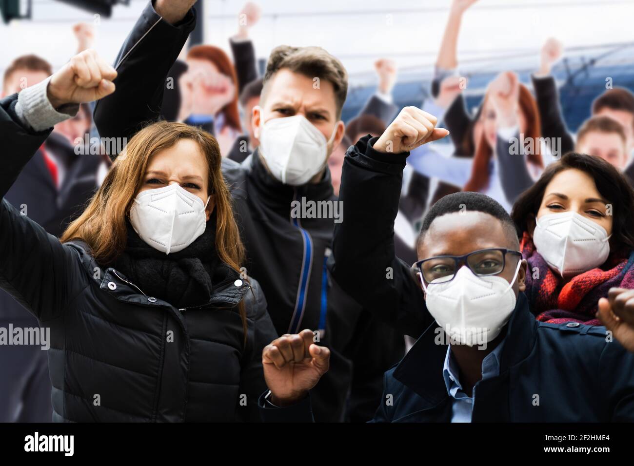Person people protesting hi-res stock photography and images - Alamy