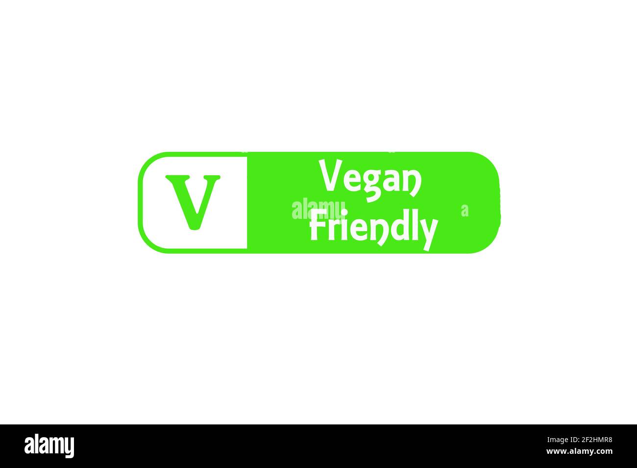 Vegan friendly logo hi-res stock photography and images - Alamy