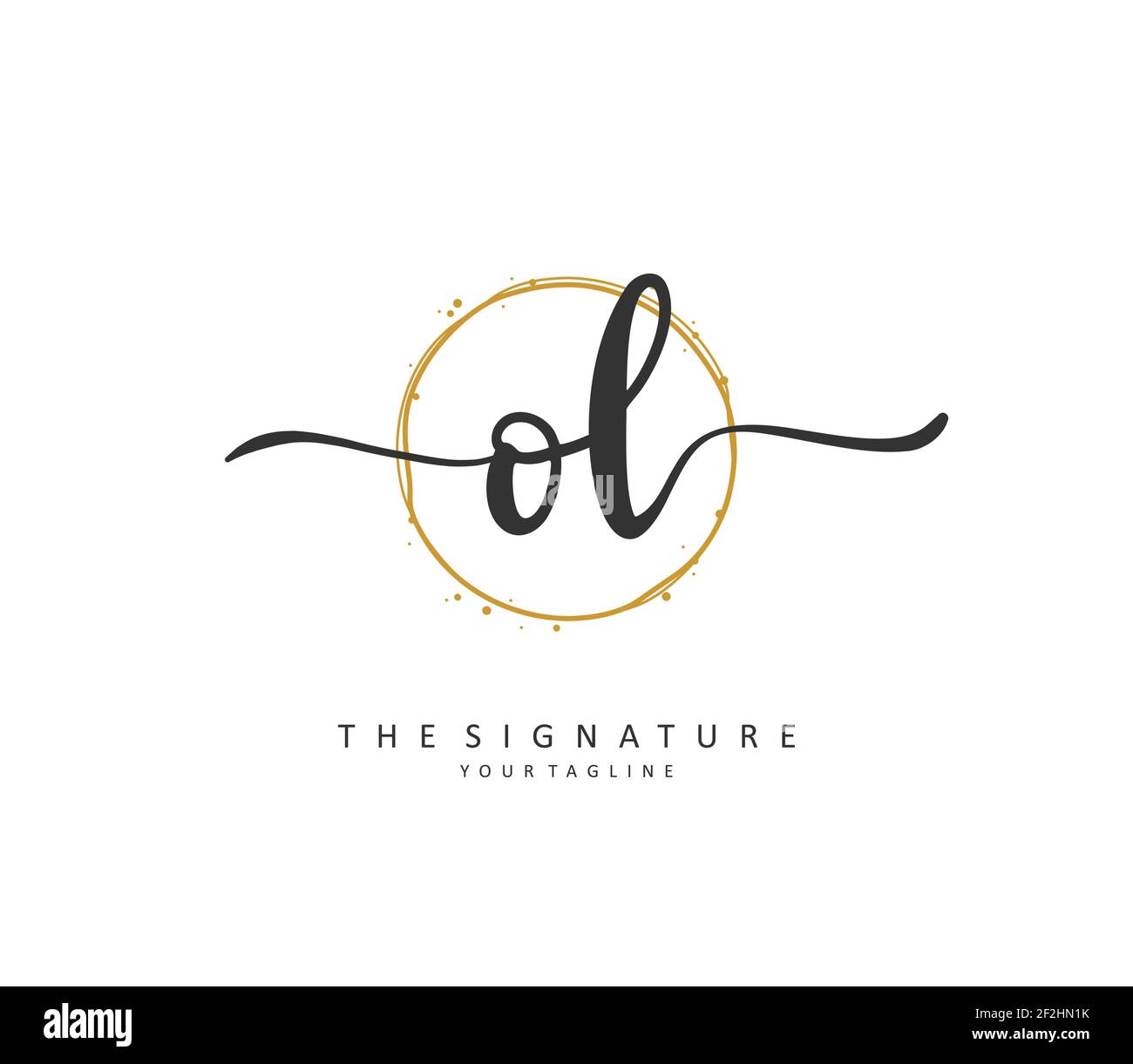 Ol letter logo hi-res stock photography and images - Alamy