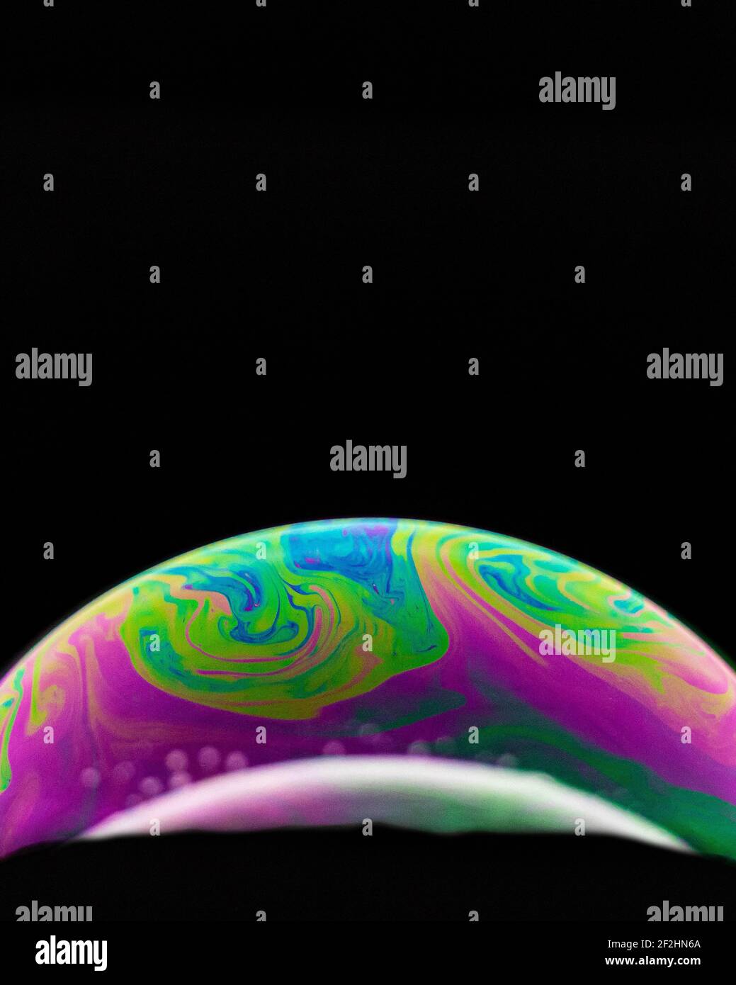 Macro Bubble/Planet photograph Stock Photo - Alamy