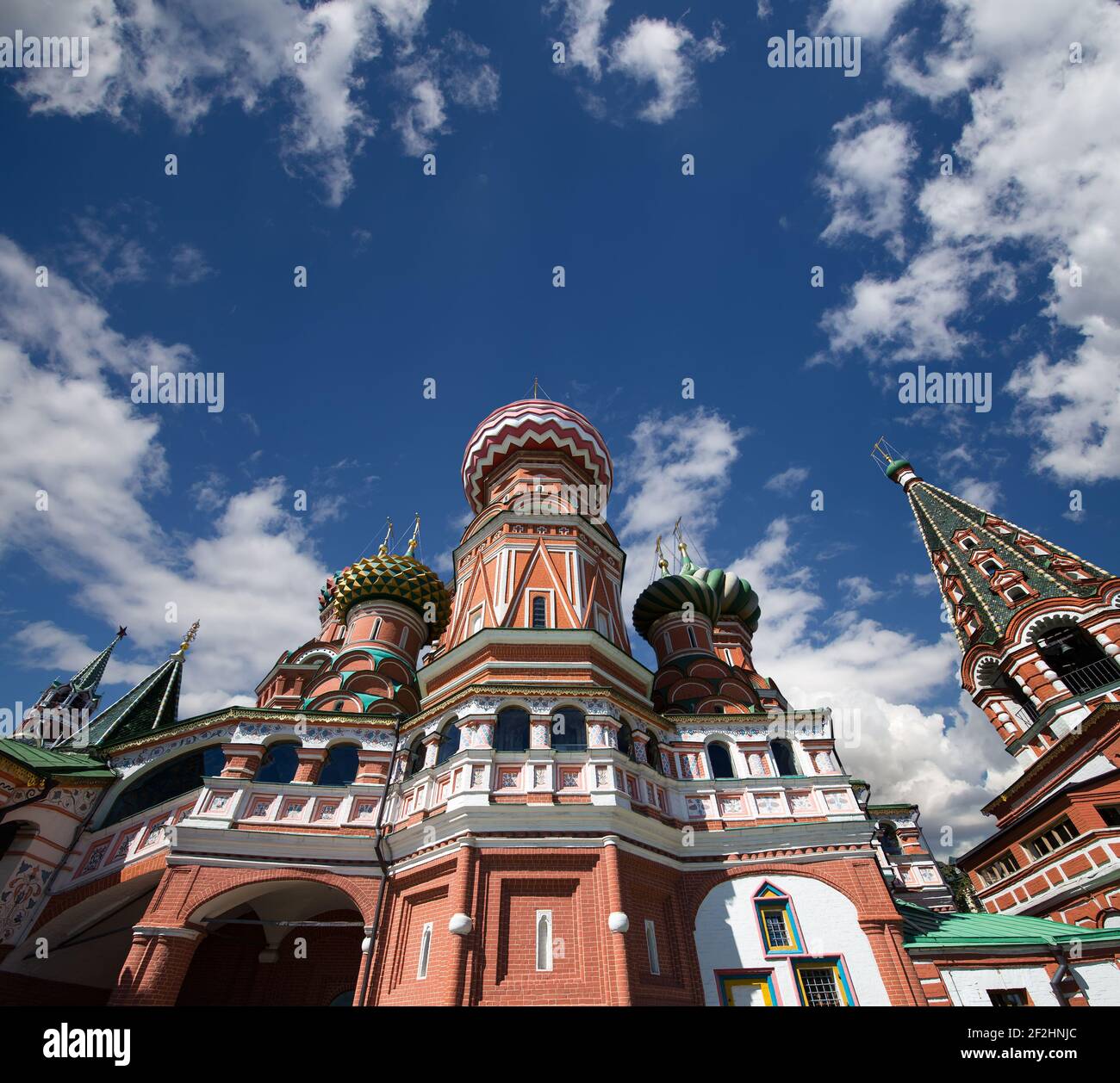 Saint Basil cathedral ( Temple of Basil the Blessed), Red Square ...