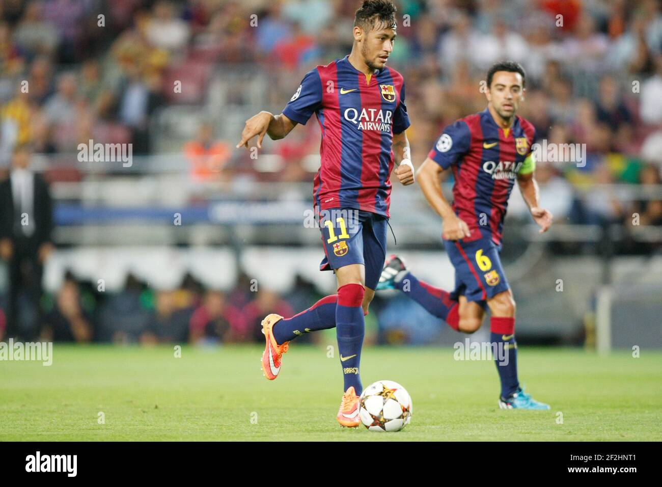 Neymar of Barcelona during the UEFA Champions League, Group F, football ...